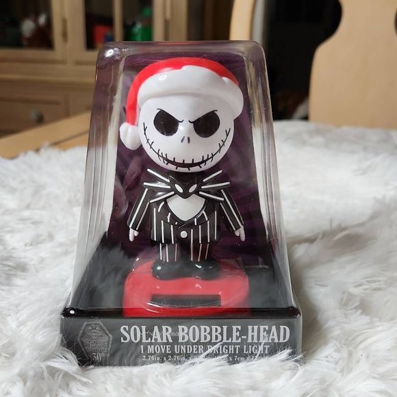 Disney | Toys | Disney The Night Before Christmas Solar Bobblehead ...